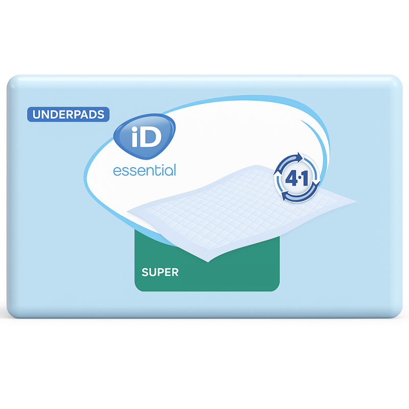 ID Essential Underpads Super | 40x60, 60x60, 60x90 et 90x180 | Draw ...